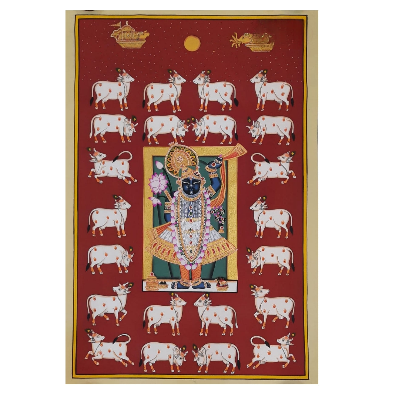 Vasudan Pichwai Painting – The Artisania